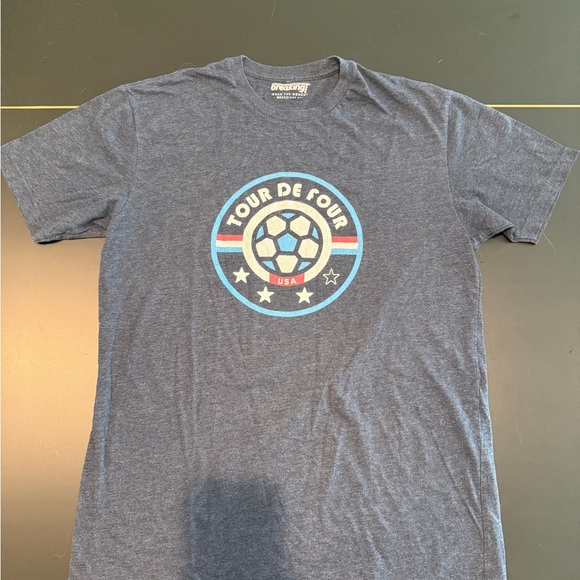 BreakingT | Shirts | Gray Tour De Four Soccer Graphic Tshirt From ...